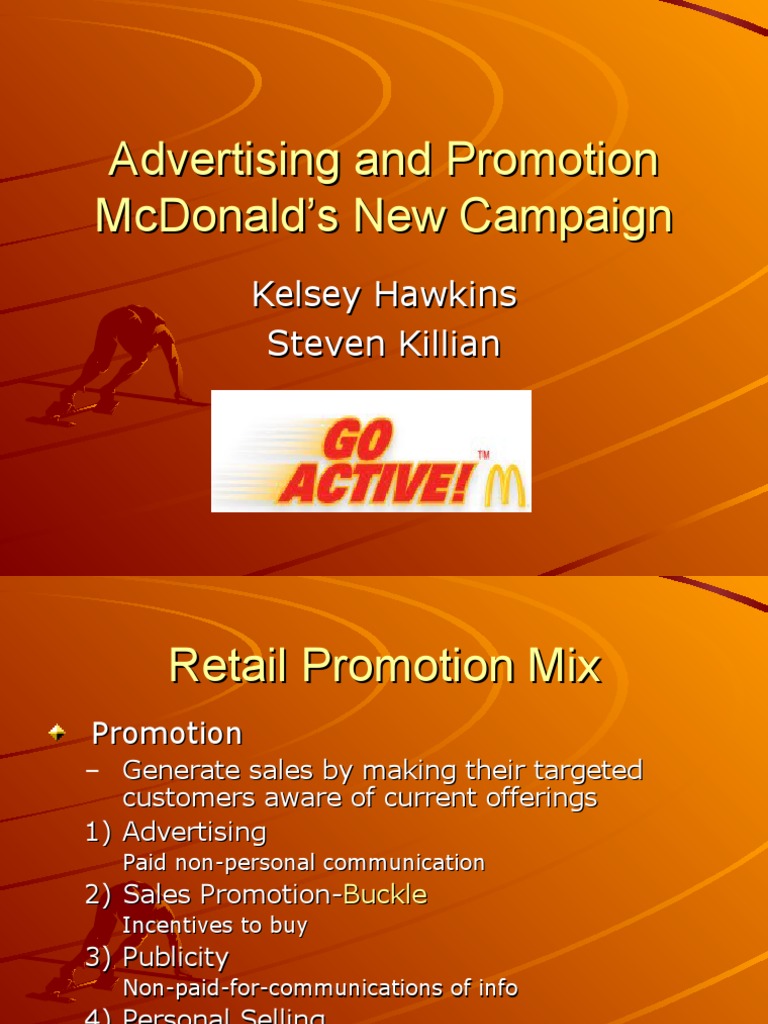 McDonald's Advertising Campaign Strategies | PDF | Promotion (Marketing ...