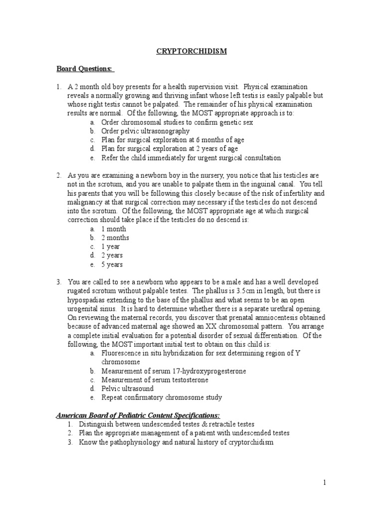 Crypt Orchid Is M 2014 | PDF | Testicle | Reproductive System