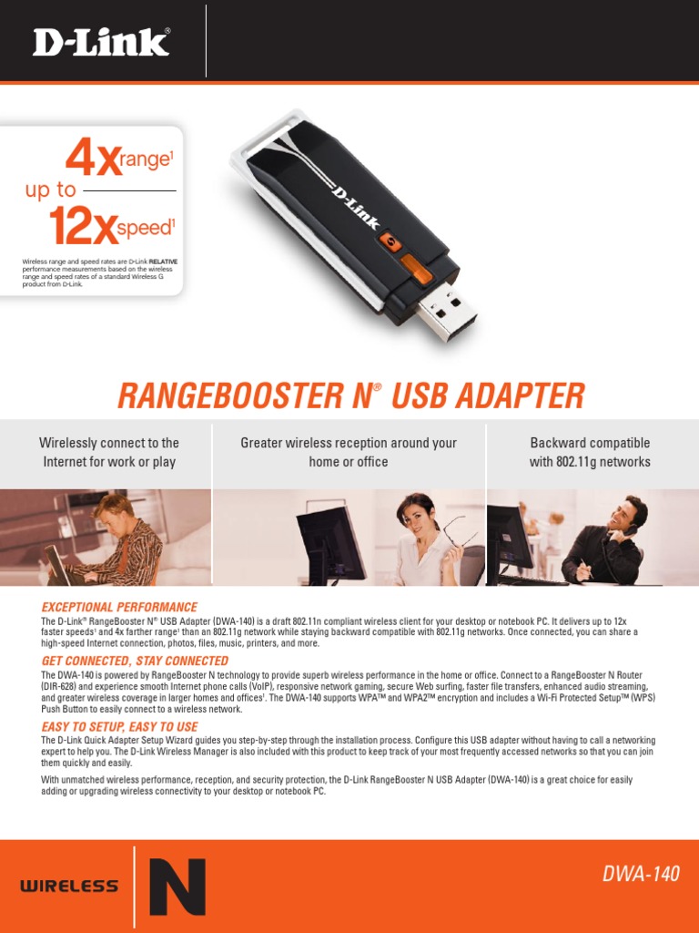 Dwa-140 Revb Datasheet 2.10 en PDF | PDF | Ieee 802.11 | Wi Fi