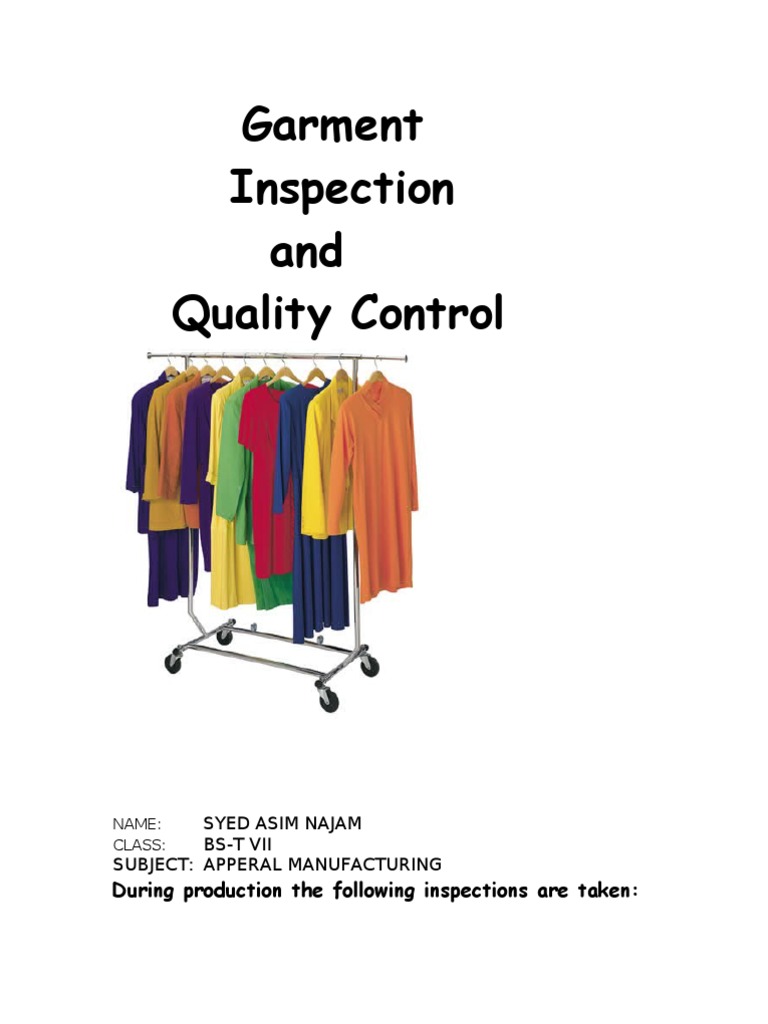 Garment Inspection | PDF | Yarn | Knitting