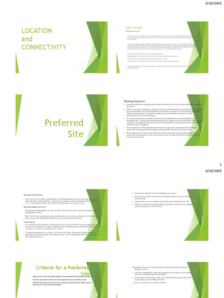 Location and Connectivity | PDF | Cycling Infrastructure | Transport