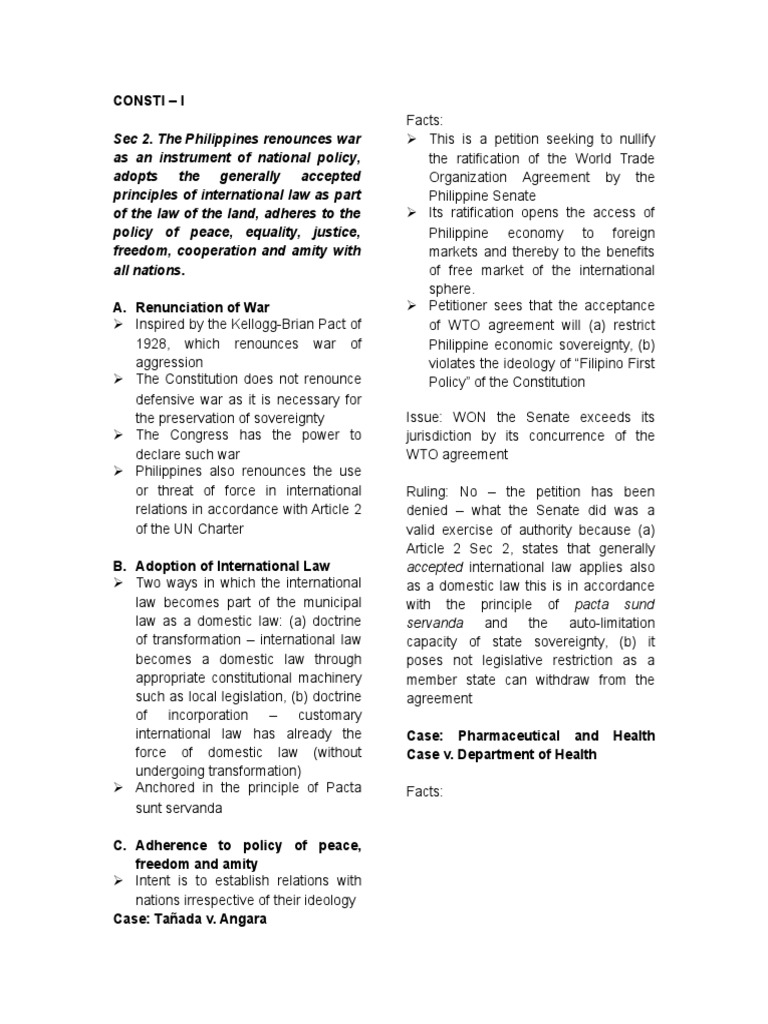 Consti - 1 | PDF | Fourteenth Amendment To The United States ...