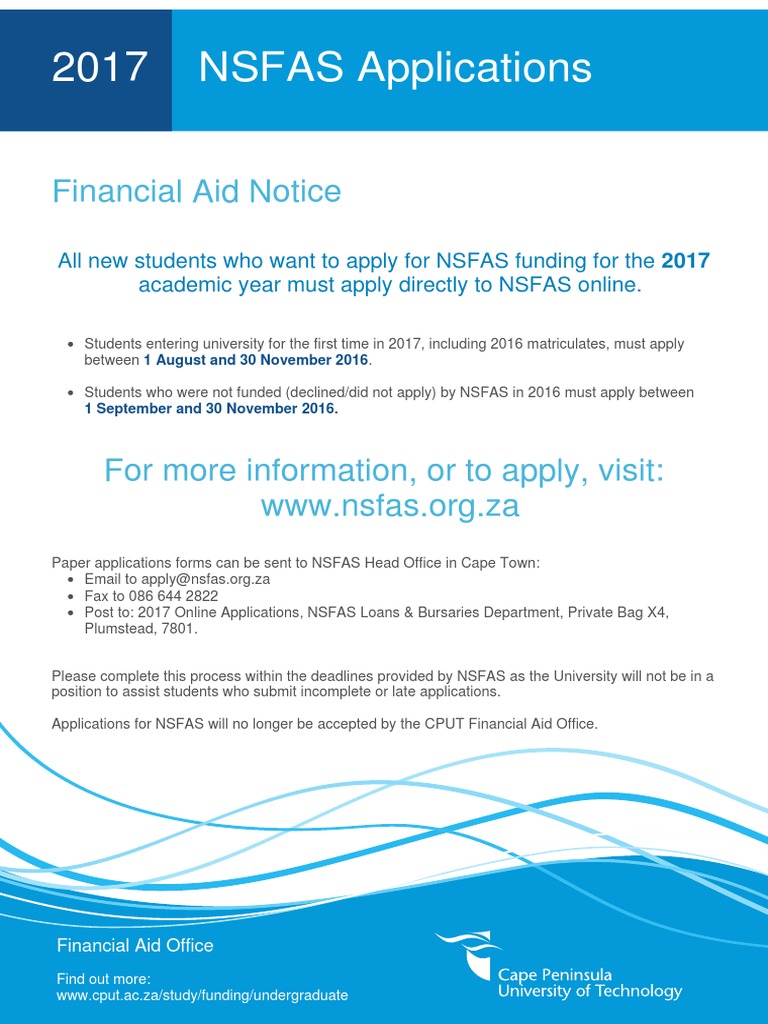 NSFAS Poster | PDF