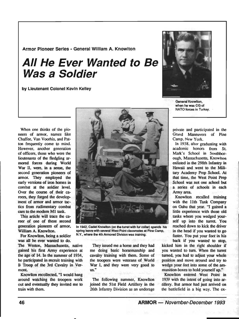 William A. Knowlton | PDF | United States Army | Brigade