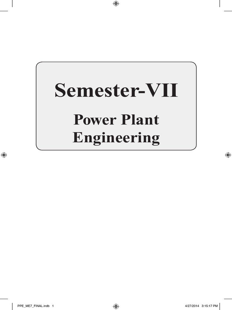 4 - Power Plant Engineering PDF | PDF | Internal Combustion Engine ...