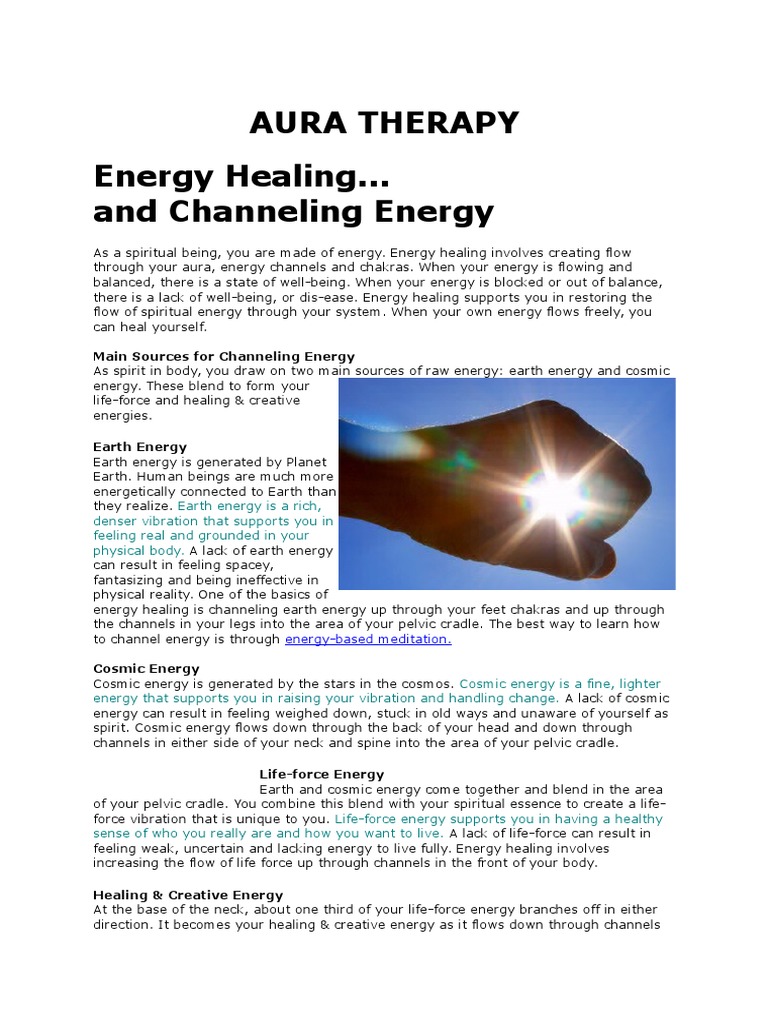 Aura Therapy Energy Healing... and Channeling Energy | Aura (Paranormal ...
