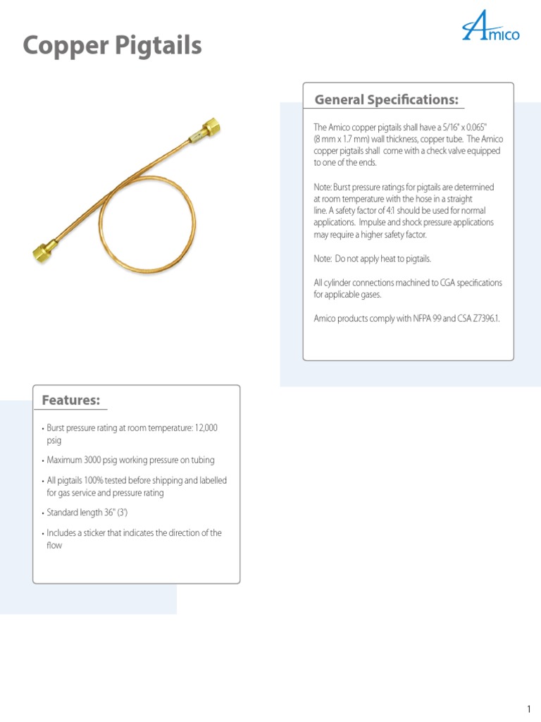 Al SP Copper Pigtails PDF | PDF