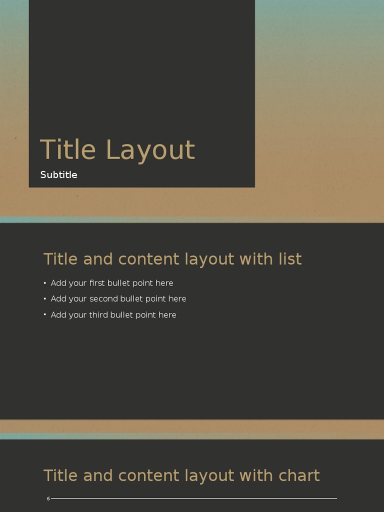 Title Layout: Subtitle | PDF