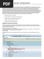 Open and Close Posting Periods in SAP OB52 | PDF | Enterprise Resource ...