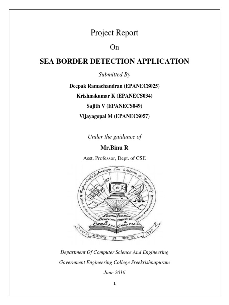 Sea Border Detection Application | PDF | Eclipse (Software) | Android ...