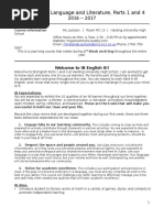 AICE English Literature Syllabus 9695 | PDF | Educational Assessment ...
