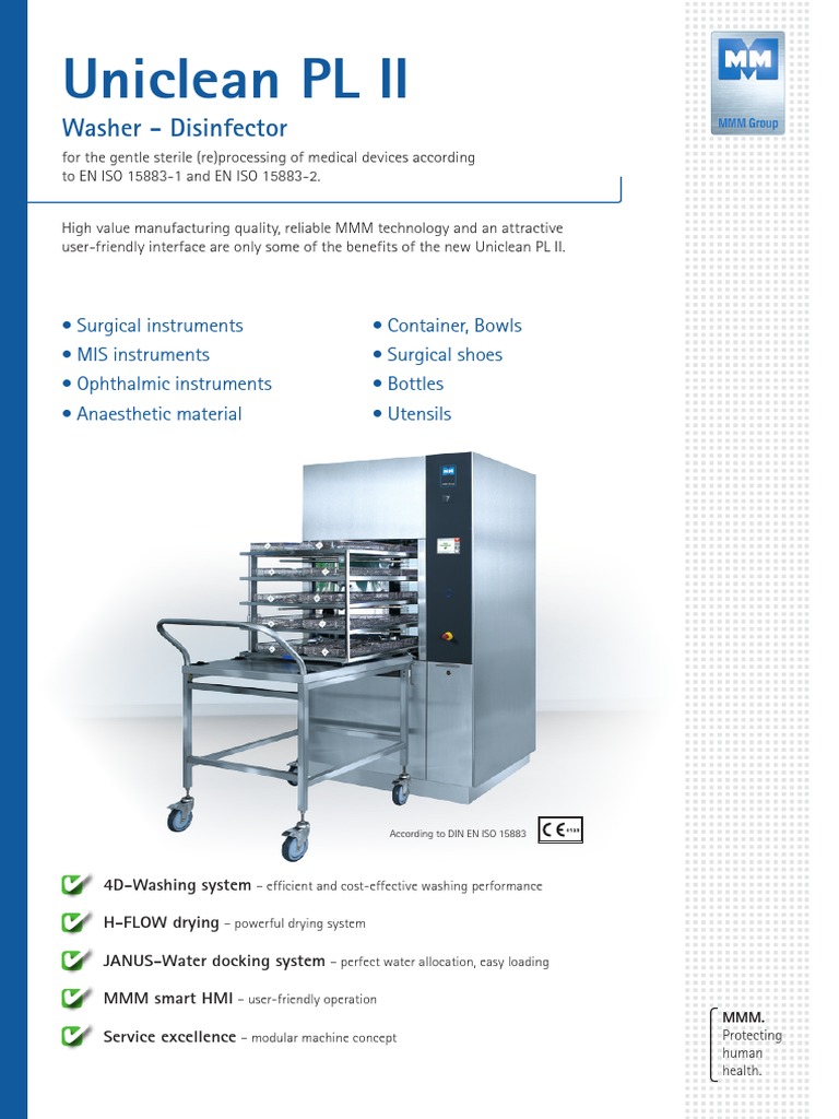 Uniclean PL II En | User Interface | Washing Machine | Free 30-day ...