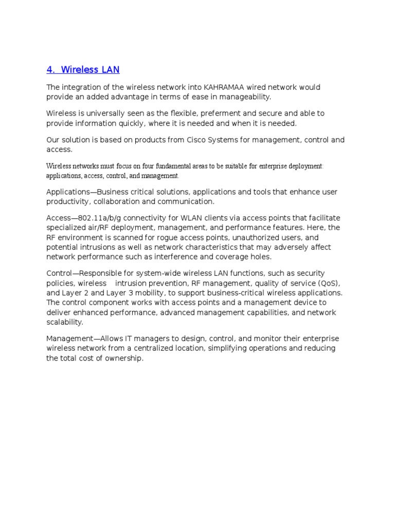 Wireless Network | PDF | Wireless Lan | Wireless Access Point