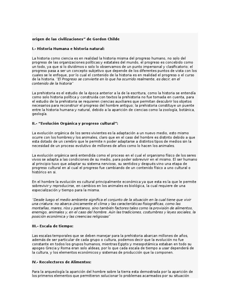 Gordon Childe | PDF | Neolítico | Agricultura