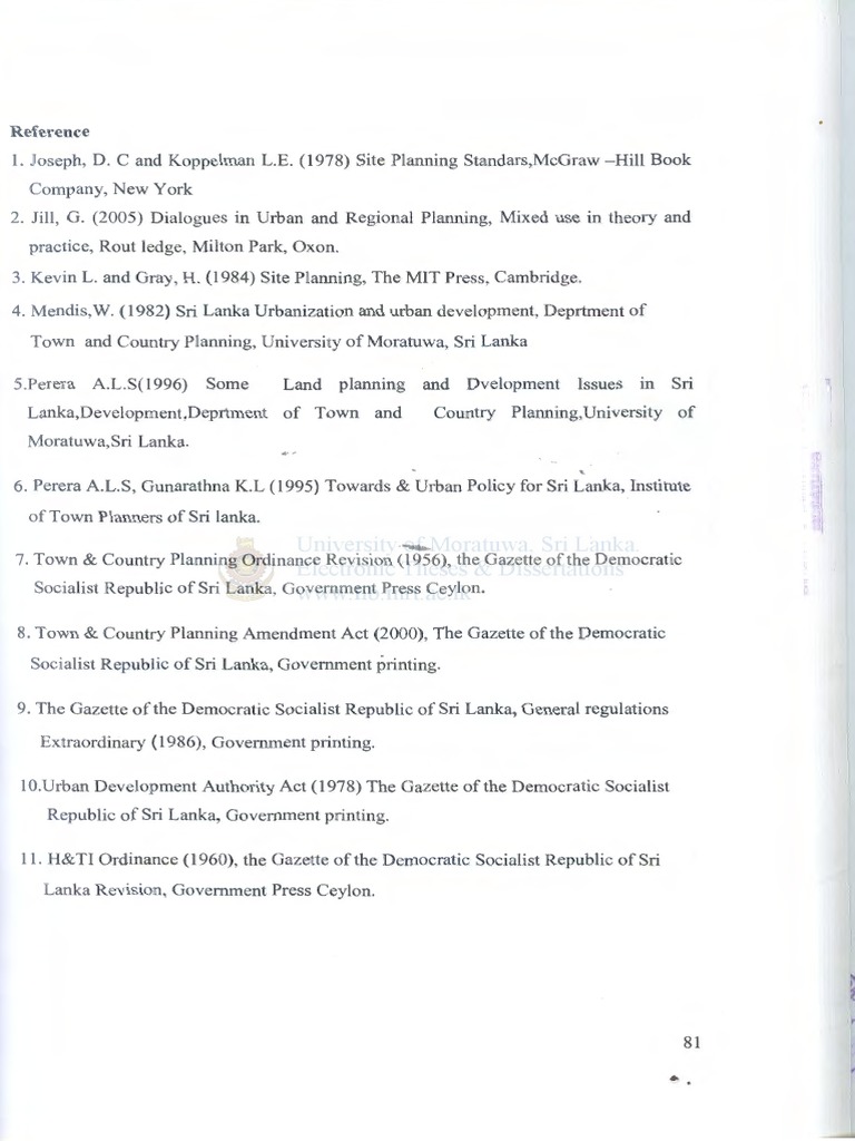 Reference Guide for Urban Planning Regulations | PDF | Real Estate Law ...