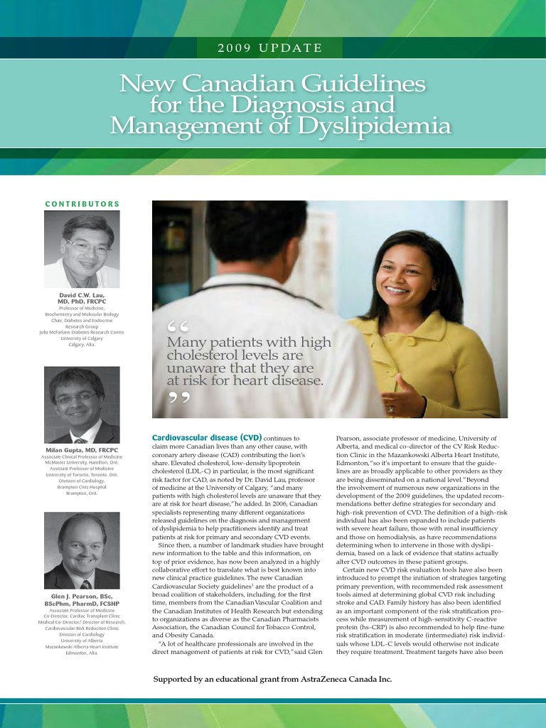 Dyslipidemia Guidelines Feb2010 PDF | PDF | Statin | Cardiovascular ...