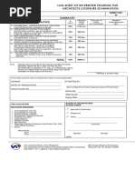 Architect Training Logbook 2025 | PDF | Architect | Specification (Technical Standard)