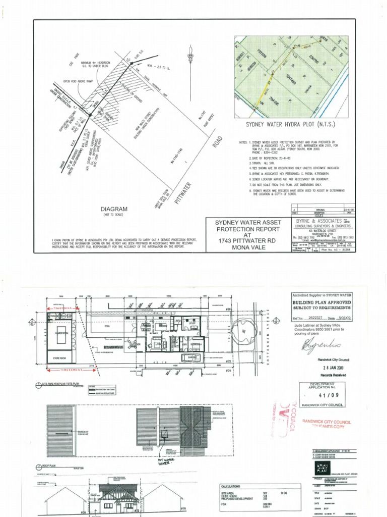 Sydney Water Asset Protection Report | PDF | Lumber | Concrete