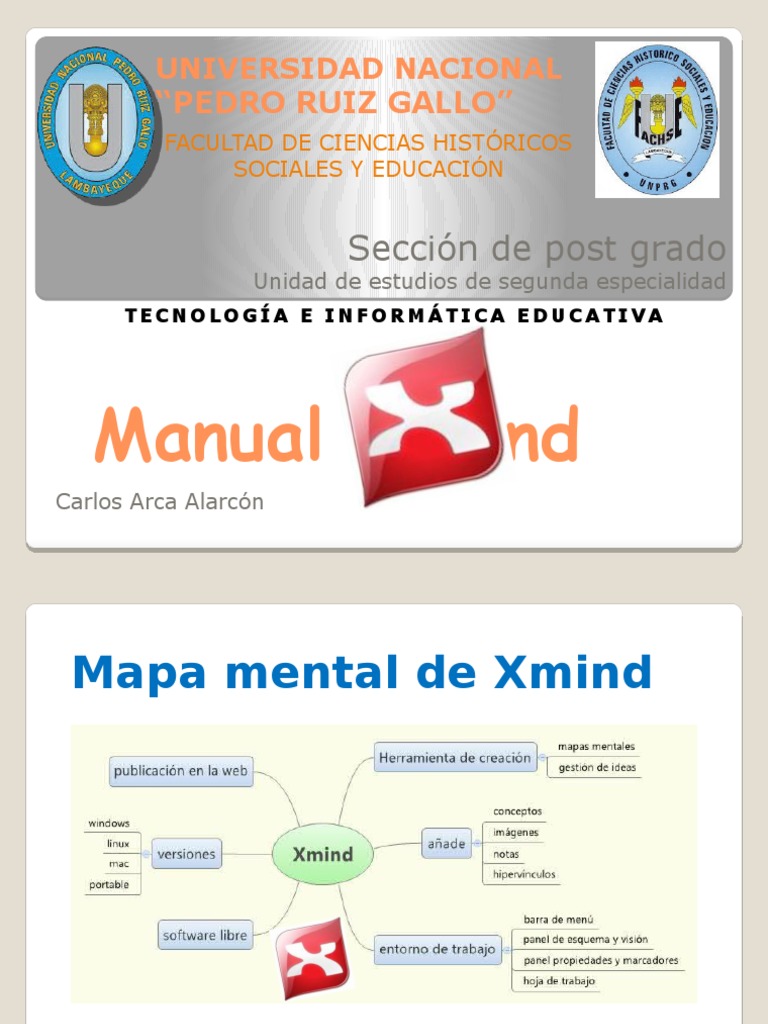 Manual Xmind ARCA | PDF | Ventana (informática) | Herramientas