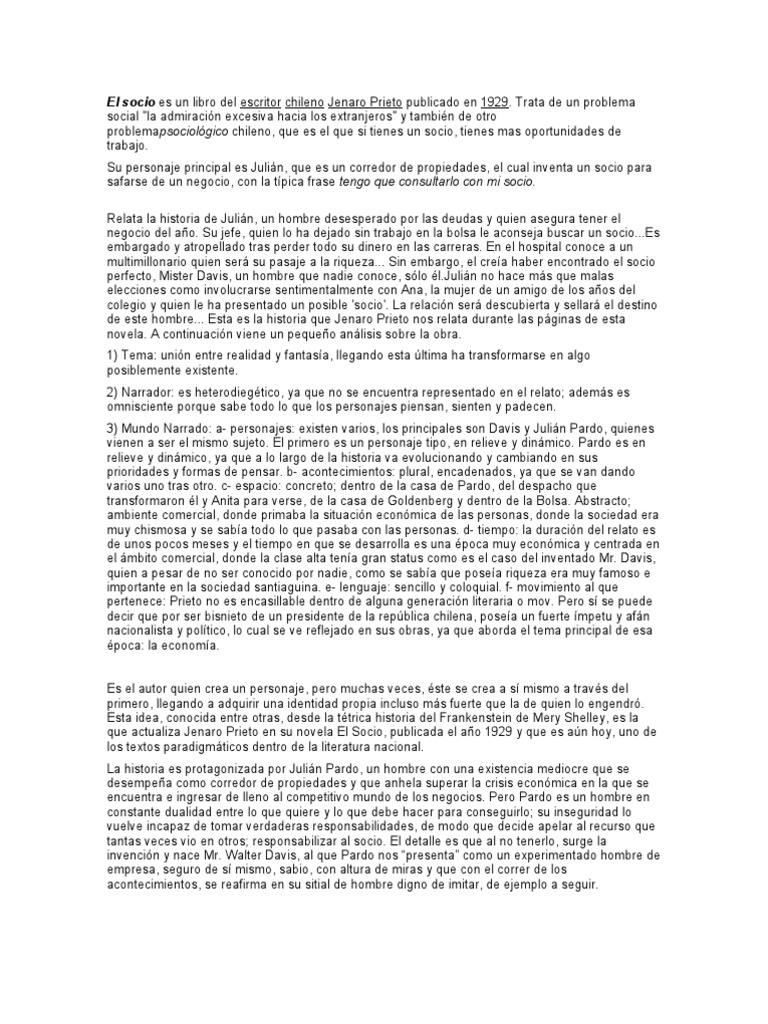 El Socio | PDF | Autor