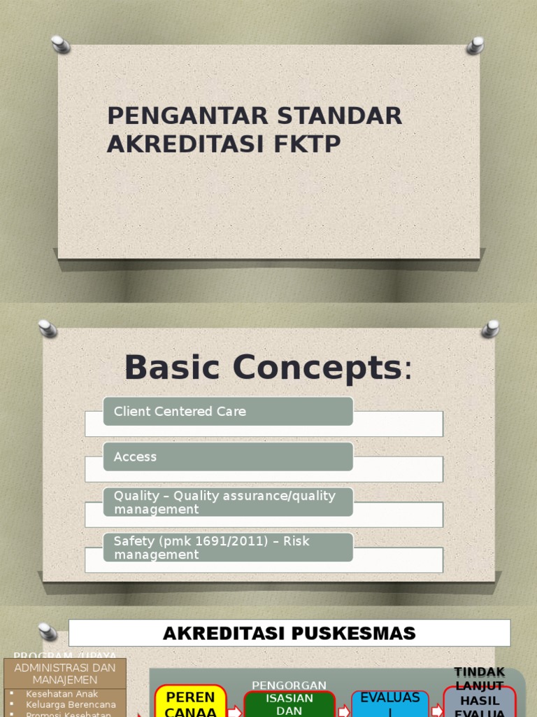 Pengantar Standar Akreditasi Puskesmas | PDF