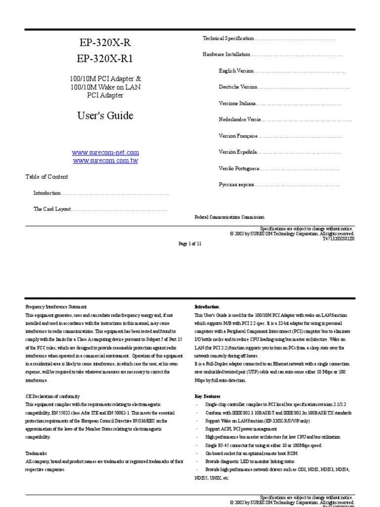 EP-320XR - European Manual | PDF | Telecommunications Infrastructure ...