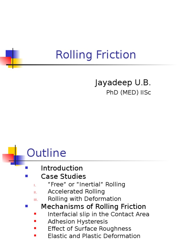 Rolling Friction Mechanics | PDF | Friction | Hysteresis