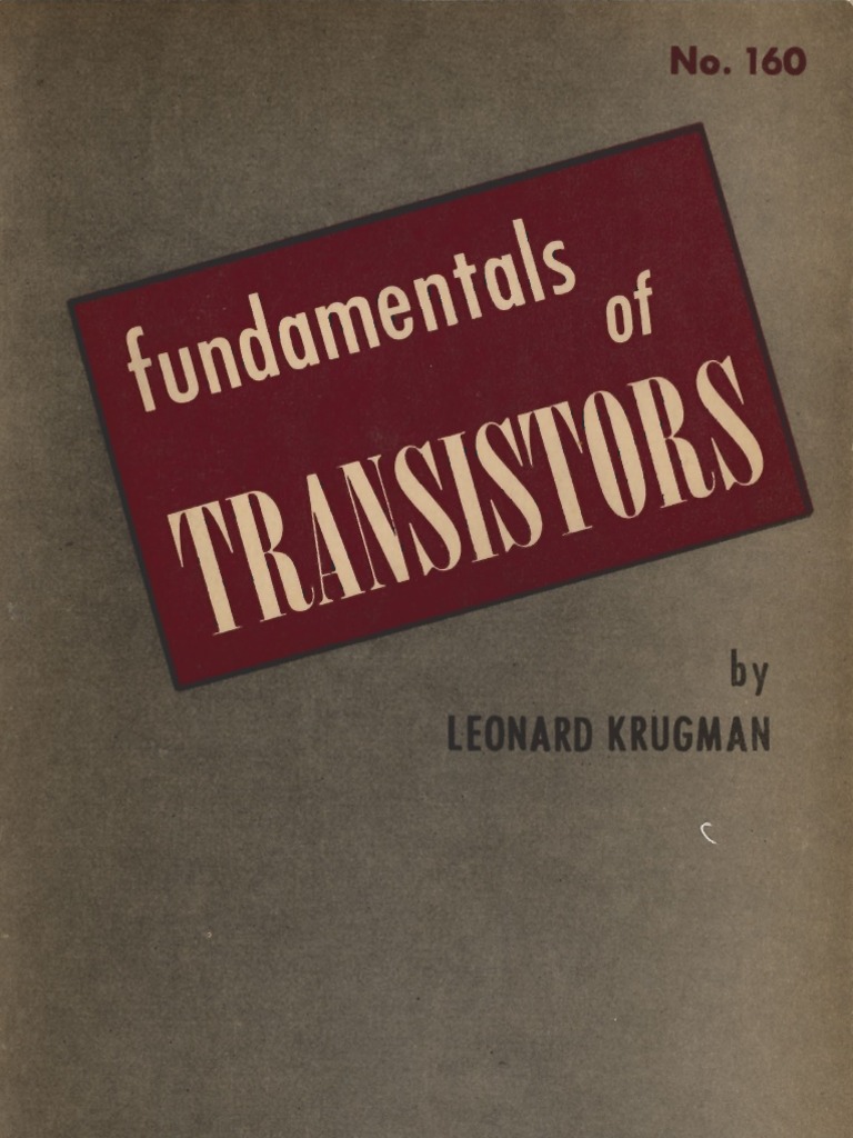 Fundamentals of Transistors | PDF