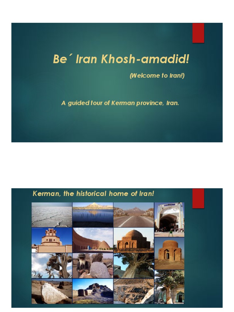 A Guided Tour of Kerman and Sirjan, Iran. | Download Free PDF | Carpet ...