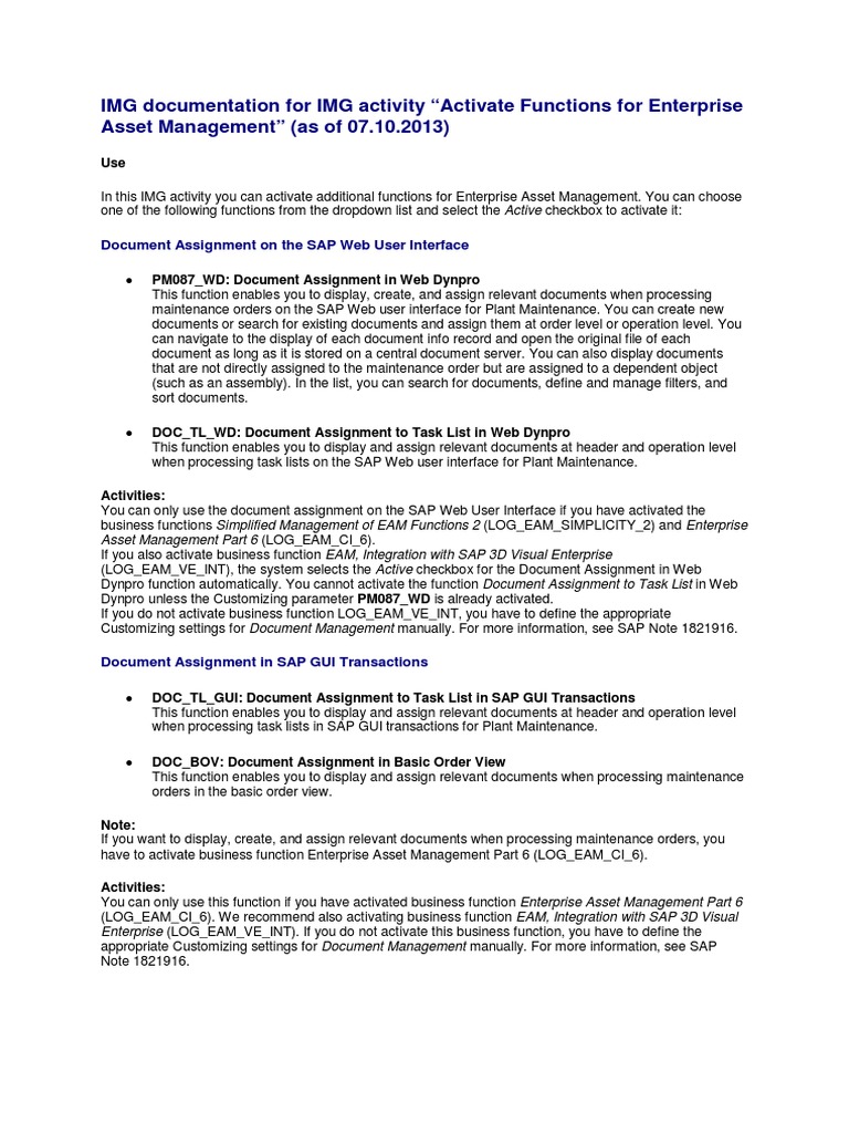 Activate Functions | PDF | Graphical User Interfaces | Asset Management