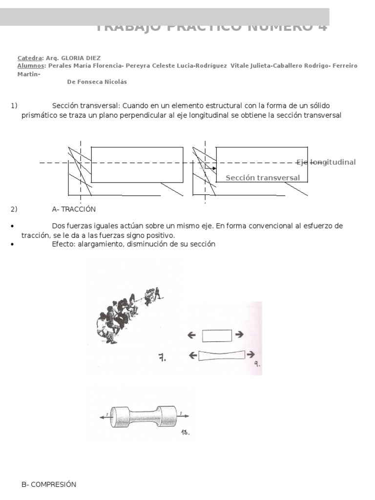 Ite TP4 | PDF | Elasticidad (Física) | Deformación (ingeniería)