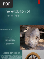 Invention and Evolution of the Wheel | PDF | Wheel | Gear