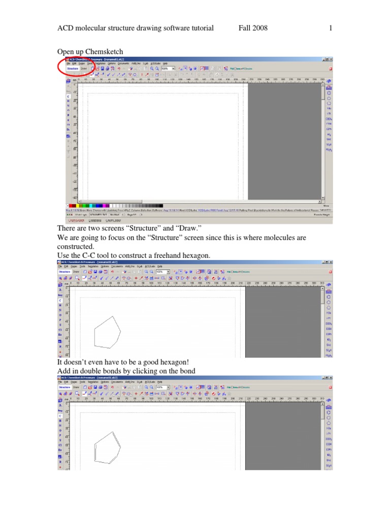 ACD Chemsketch | Download Free PDF | Molecules | Chemical Bond