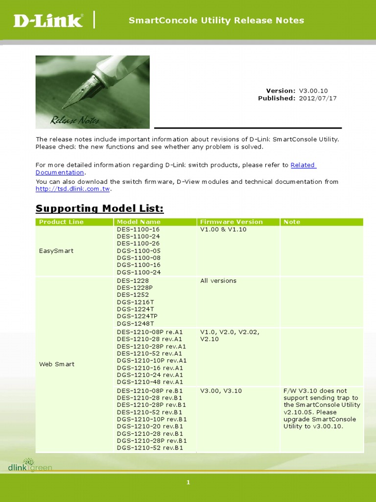 SmartConsole Dlink | PDF