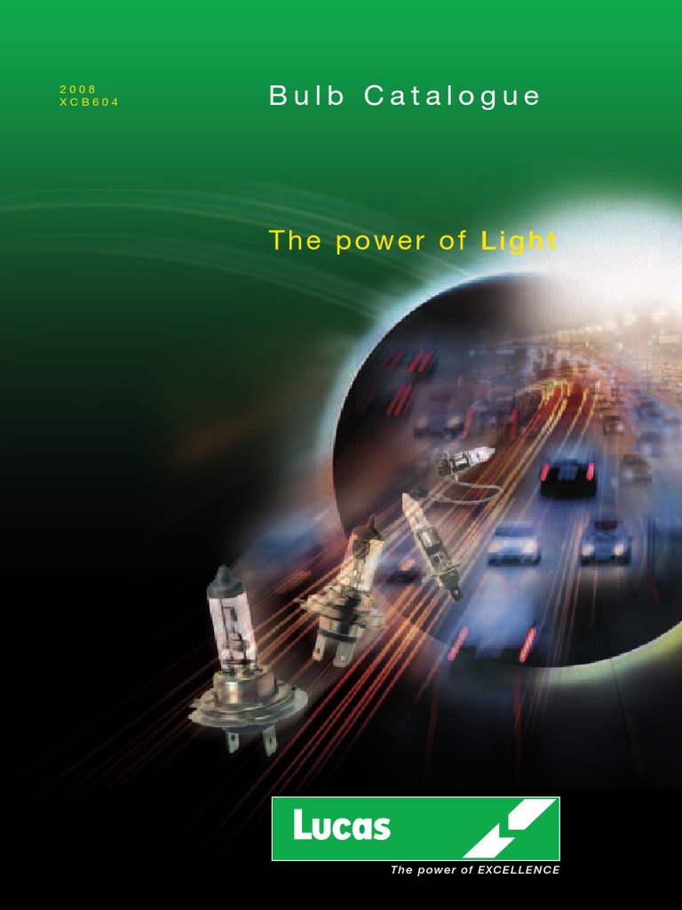 Lucas Bulb Catalogue PDF | PDF | Headlamp | Car