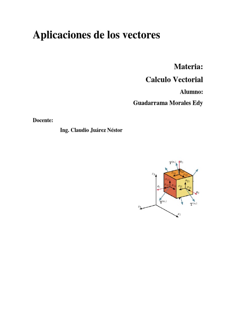 Aplicaciones de Vectores | Vector euclidiano | Espacio vectorial