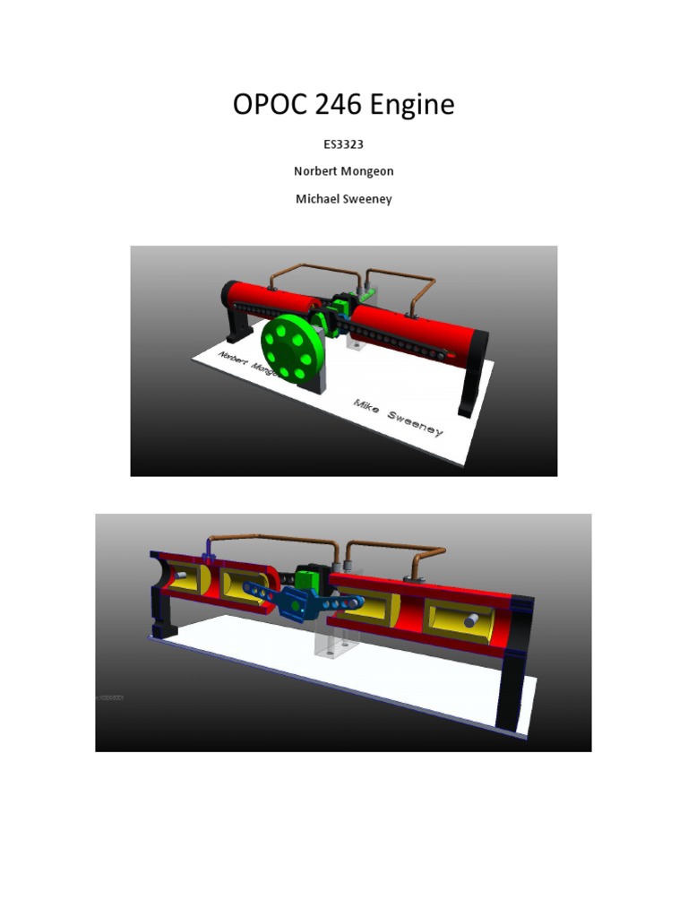 Opoc Engine Report | PDF | Internal Combustion Engine | Cylinder (Engine)