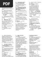 Let Reviewer - Answer Key (Professional Education) | PDF | Teachers ...