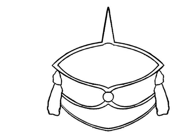 template wau bulan untuk diwarna