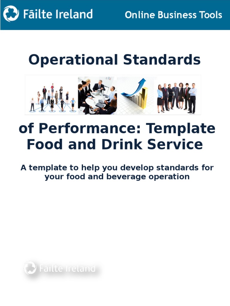 SOP Template Food and Drink Service OBT 08LTB OSP T1FDS 11 12 3 | PDF ...