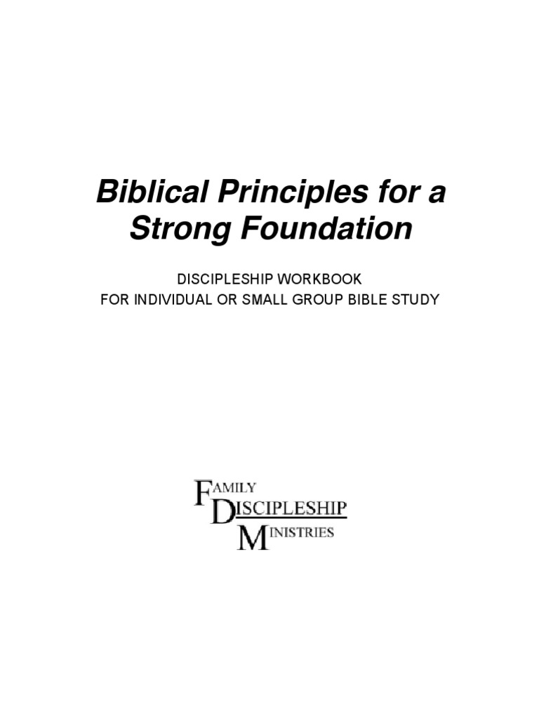 Discipleship Workbook for New Believers | PDF | Grace In Christianity | Disciple (Christianity)