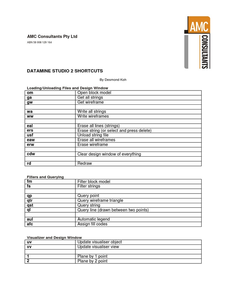 Datamine Quickies | PDF | Geometry | Computer Graphics