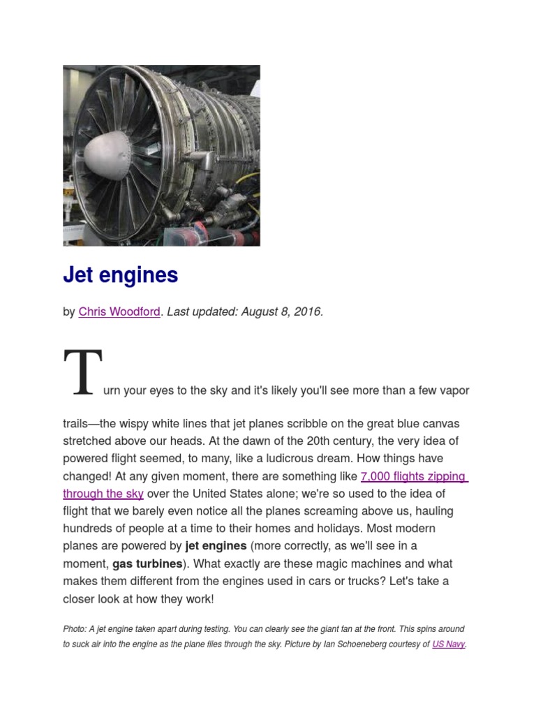 Jet Engines | PDF