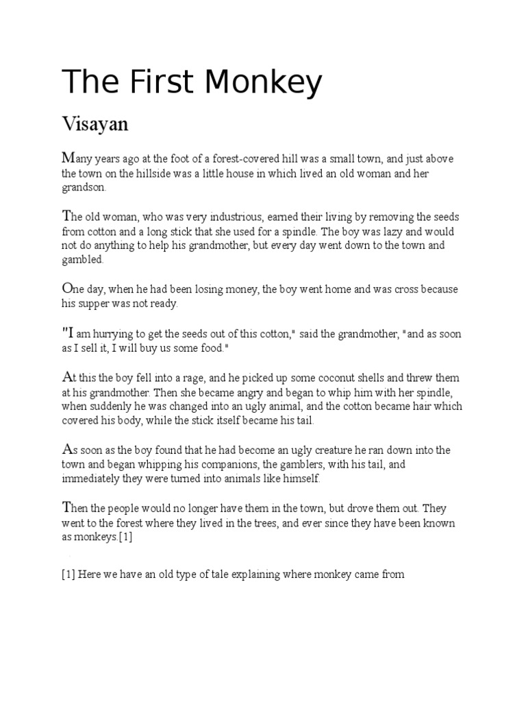 The First Monkey | PDF | Clothing