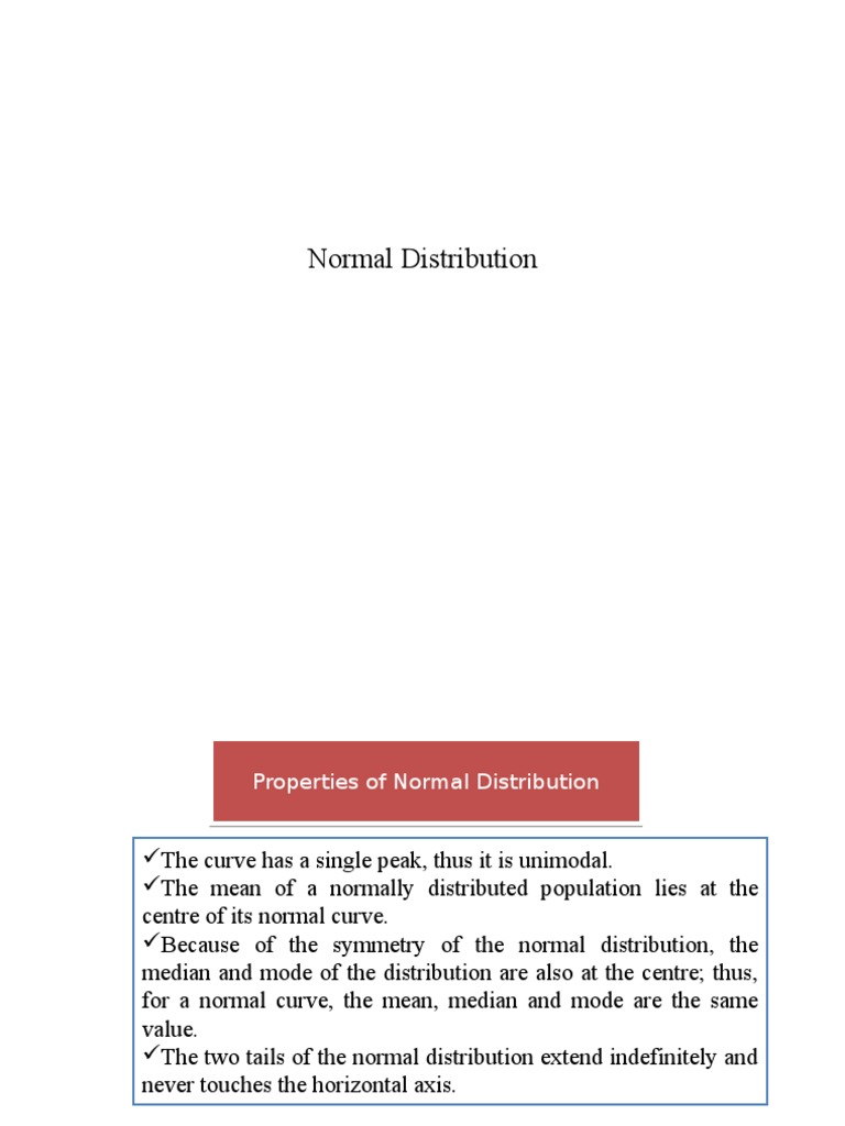 Normal Distribution1 | PDF | Statistical Hypothesis Testing | Null ...