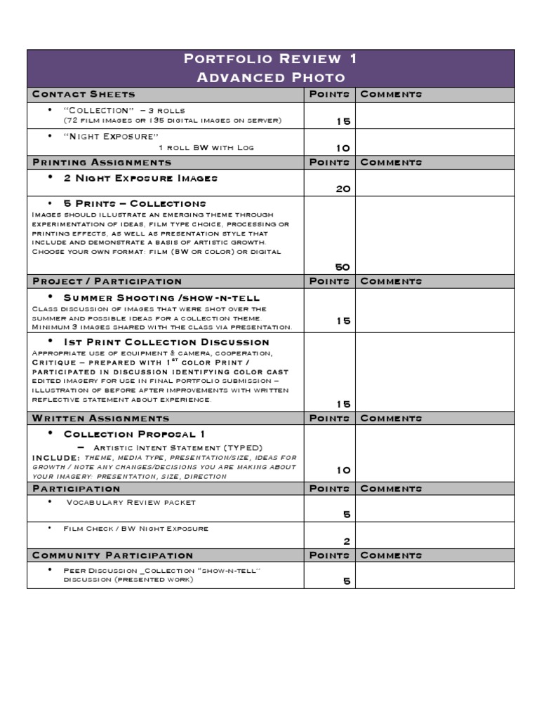Adv-Fall16 Portfolio Review 1 | PDF | Art