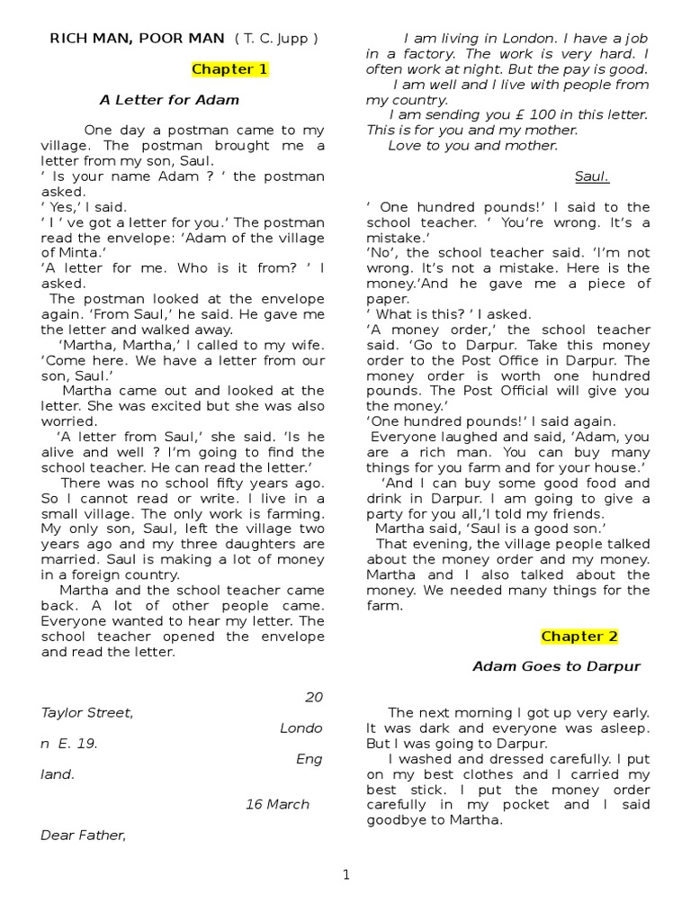 Rich Man, Poor Man | PDF