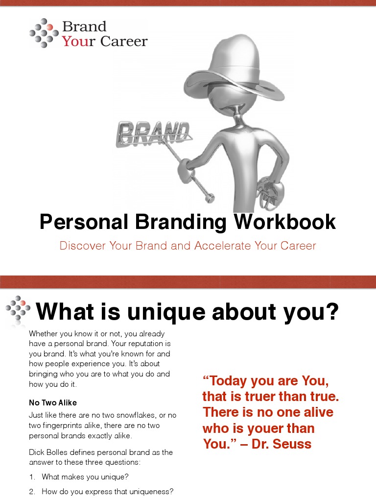 Personal Branding Workbook | PDF | Target Audience | Brand