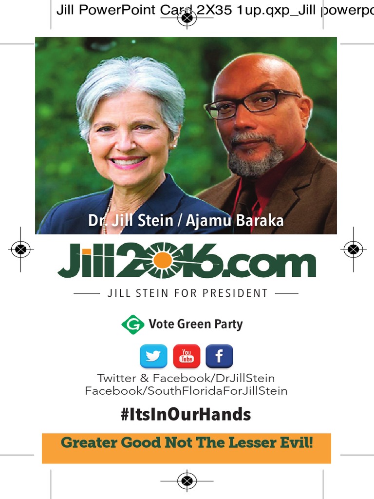 Jill PowerPoint Card 2X35 1up SFL G PRINTER | PDF | Politics