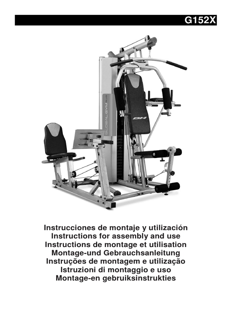 BH Fitness Global Gym Plus | PDF | Industrias | Máquinas